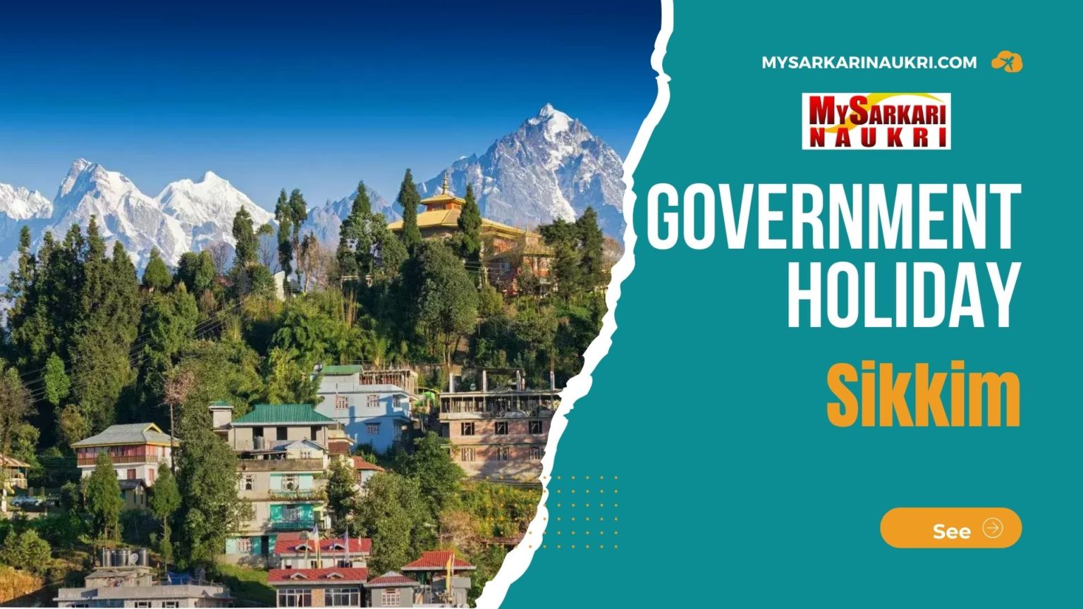 Sikkim Government Holiday List 2026 - MySarkariNaukri En