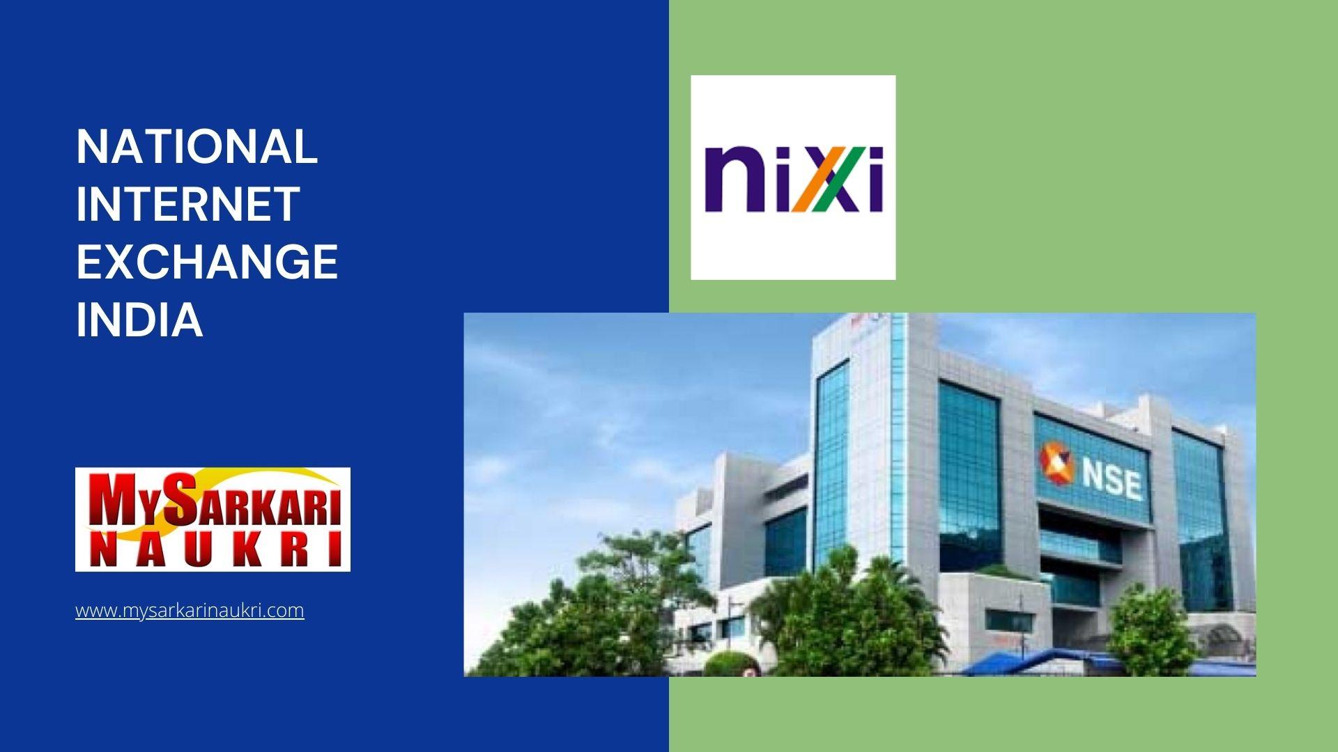 National Internet Exchange India (NIXI) Recruitment - MySarkariNaukri En