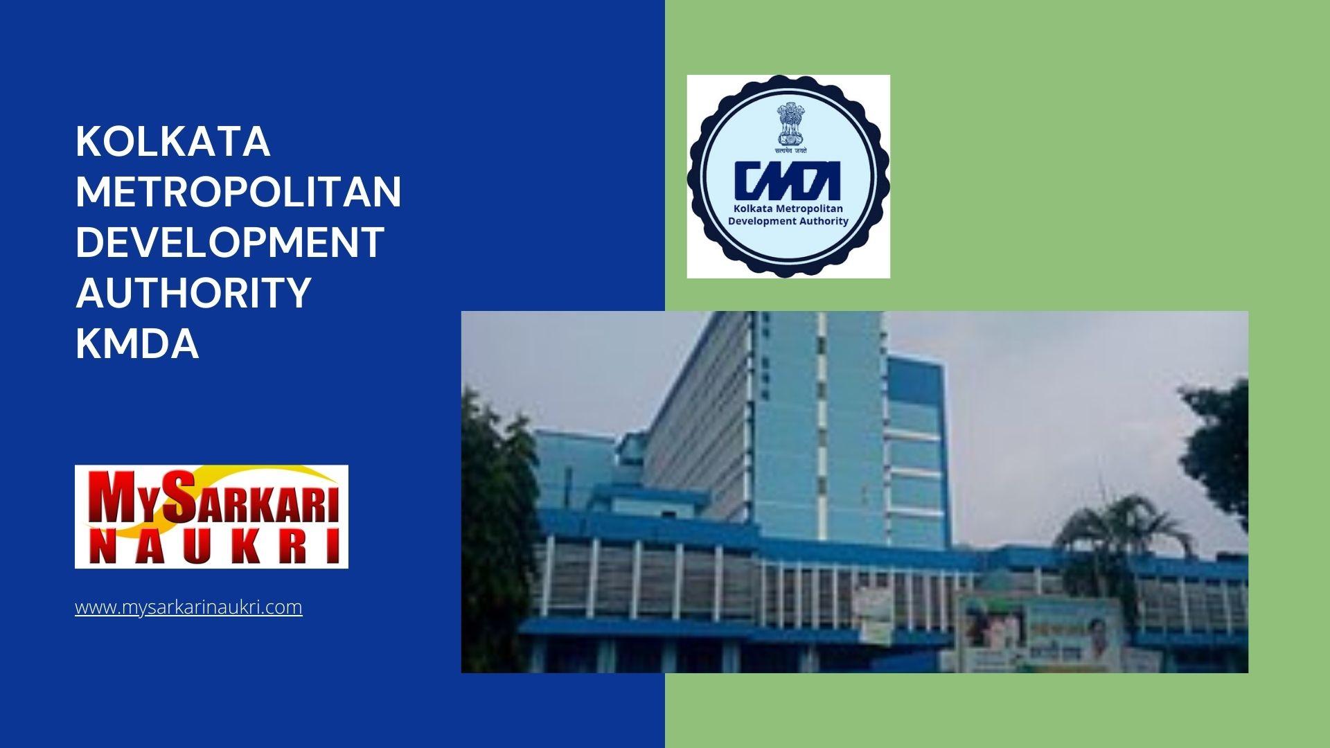 Kolkata Metropolitan Development Authority (KMDA) Recruitment ...