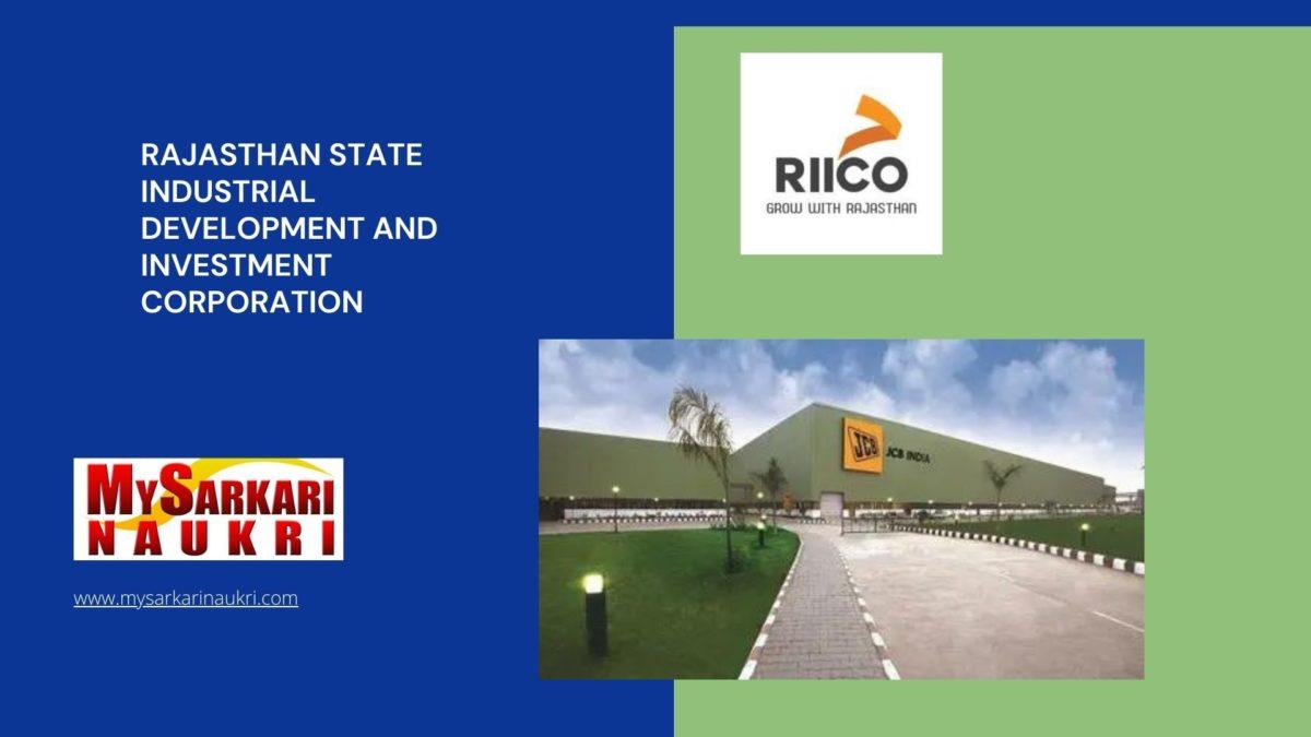 Rajasthan State Industrial Development And Investment Corporation ...
