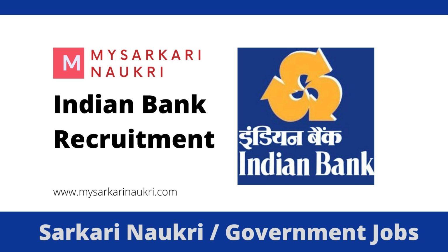 Indian Bank Recruitment: Opportunities for Aspiring Candidates ...