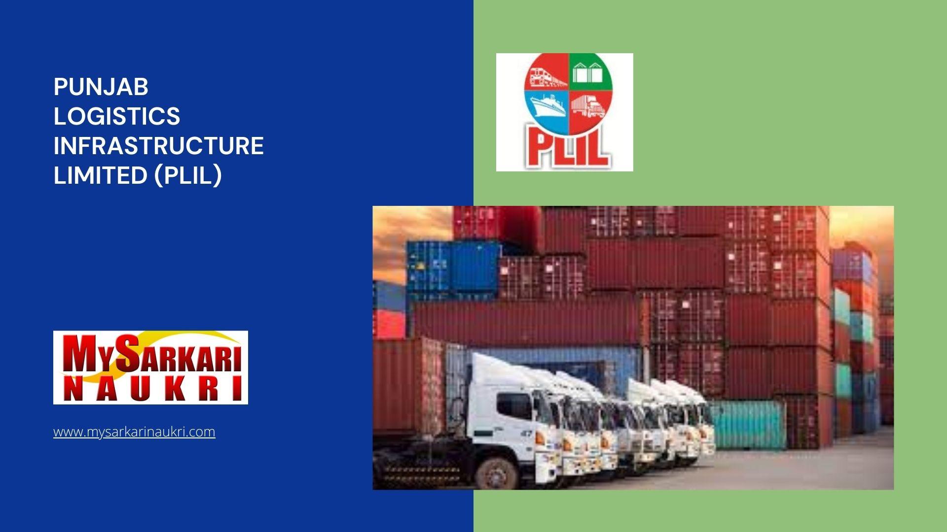 Punjab Logistics Infrastructure Limited (PLIL) Recruitment ...