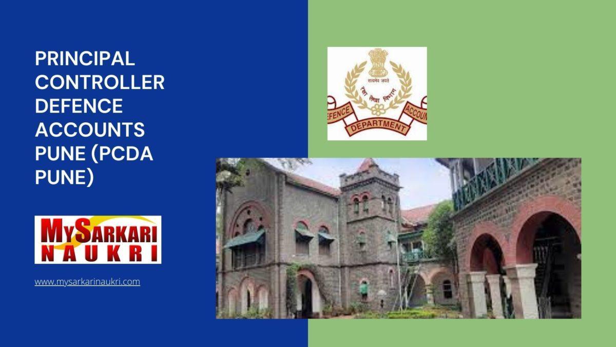 Principal Controller Defence Accounts Pune (PCDA Pune) Recruitment ...