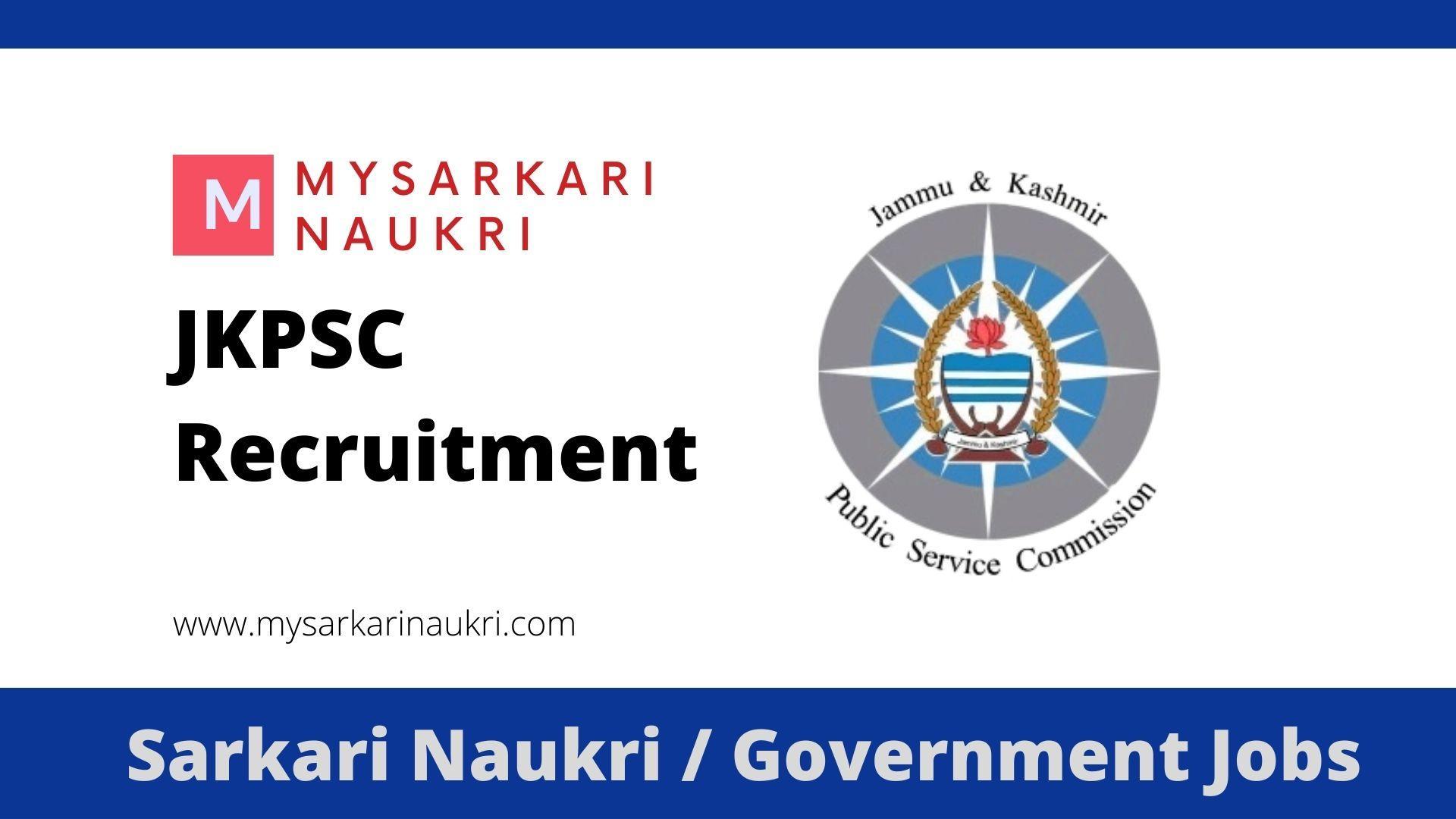 JKPSC Recruitment: Latest Updates, Notifications, and Application ...