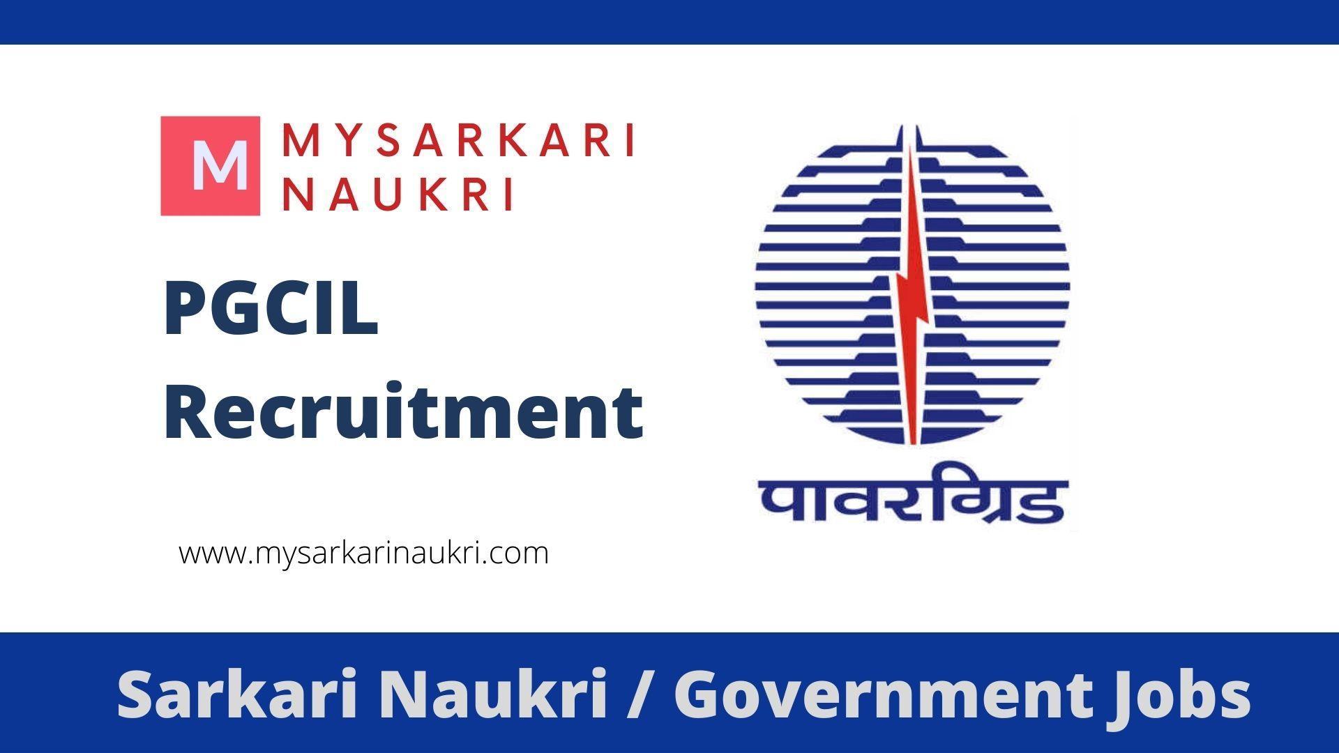 Power Grid Corporation of India (PGCIL) Recruitment - MySarkariNaukri En