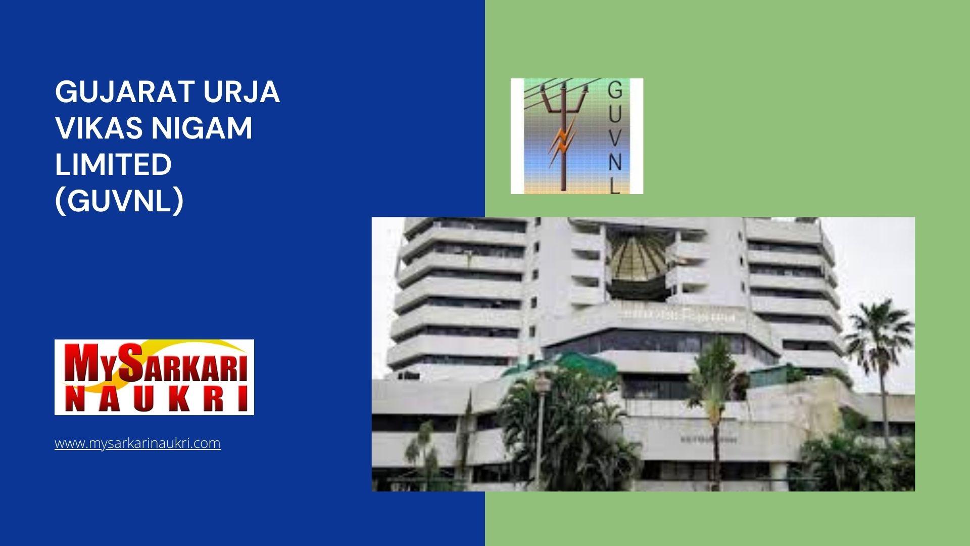 Gujarat Urja Vikas Nigam Limited (GUVNL) Recruitment - MySarkariNaukri En