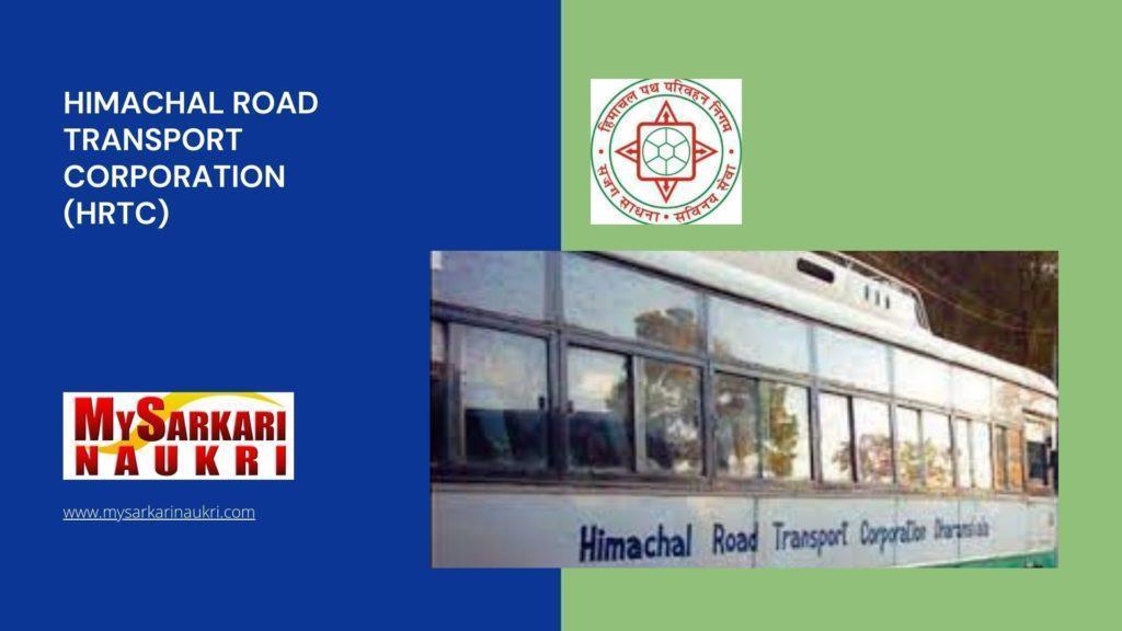Himachal Road Transport Corporation (HRTC) Recruitment - MySarkariNaukri En