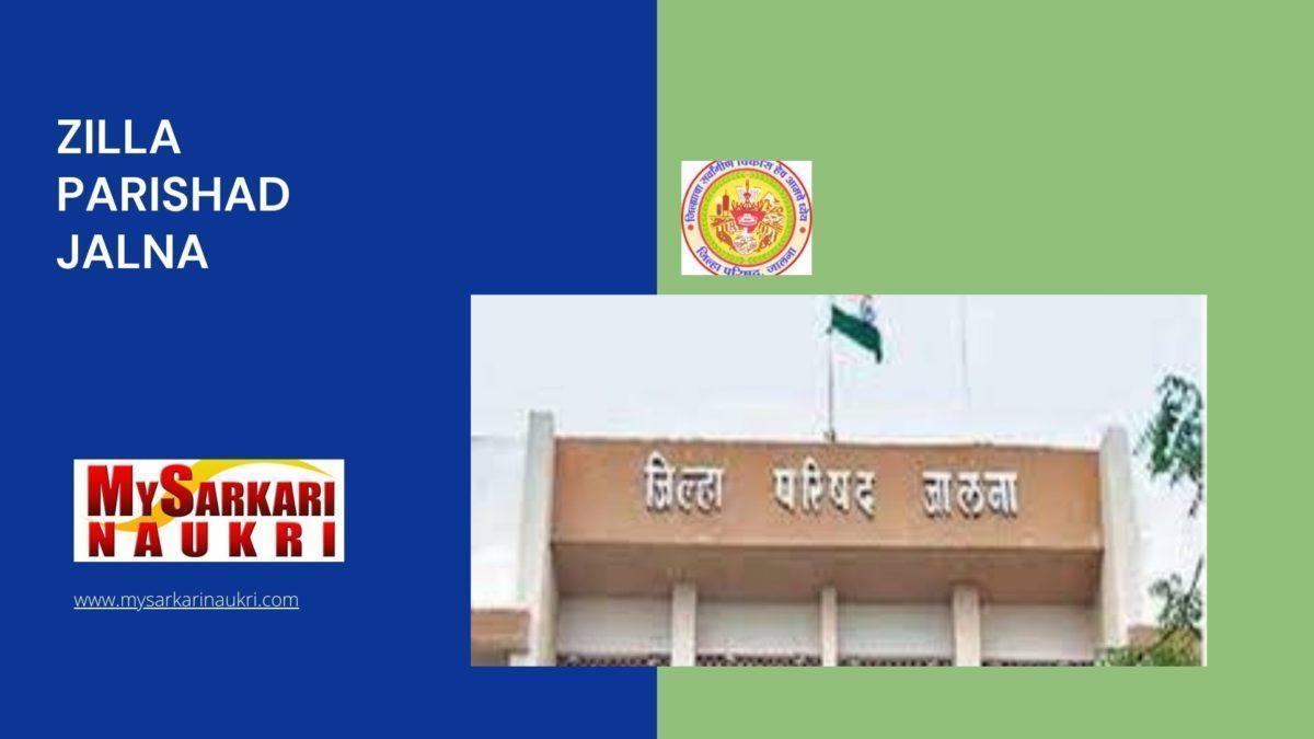 Zilla Parishad Jalna (ZP Jalna) Recruitment - MySarkariNaukri En