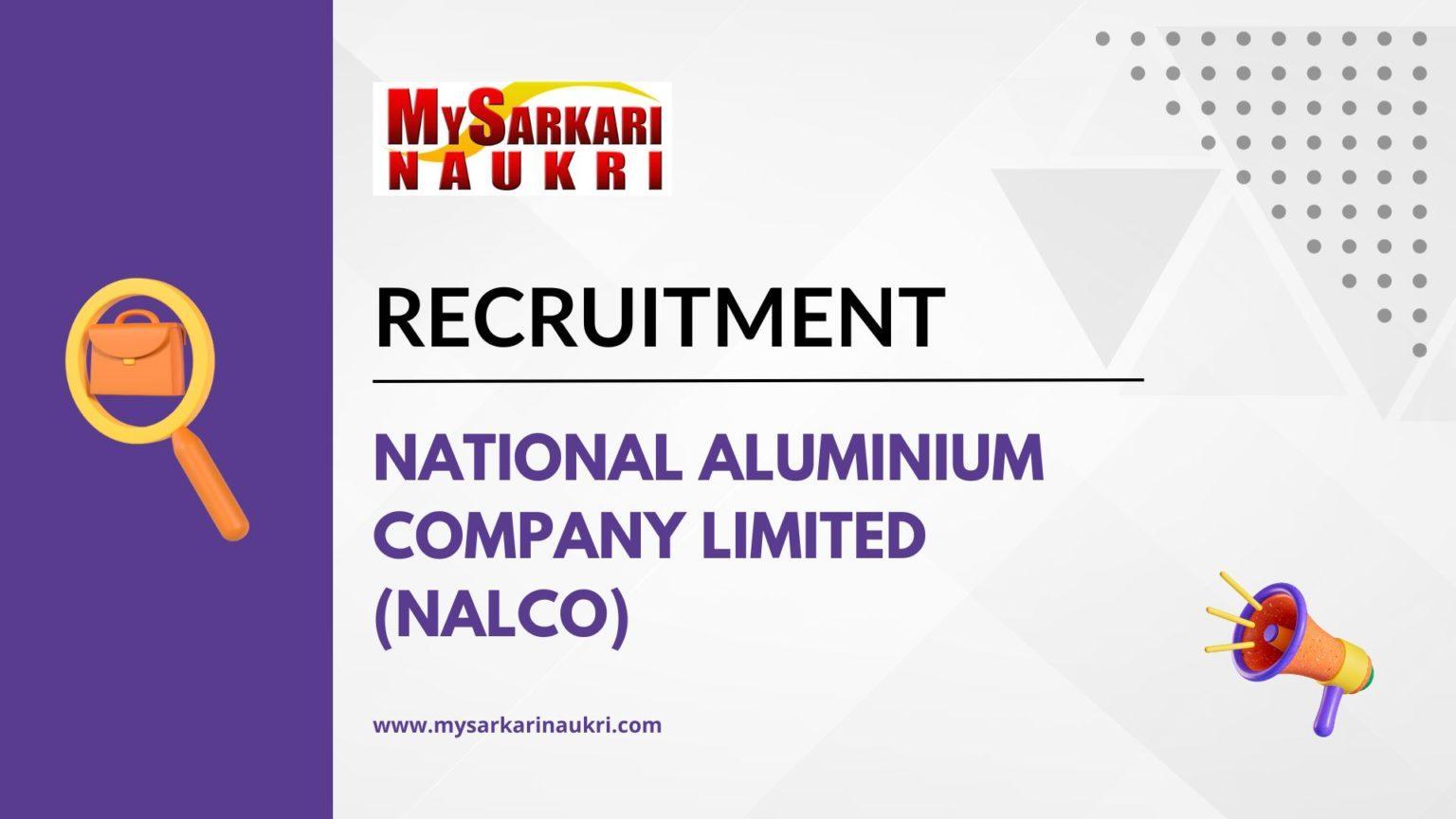 NALCO Recruitment - MySarkariNaukri En