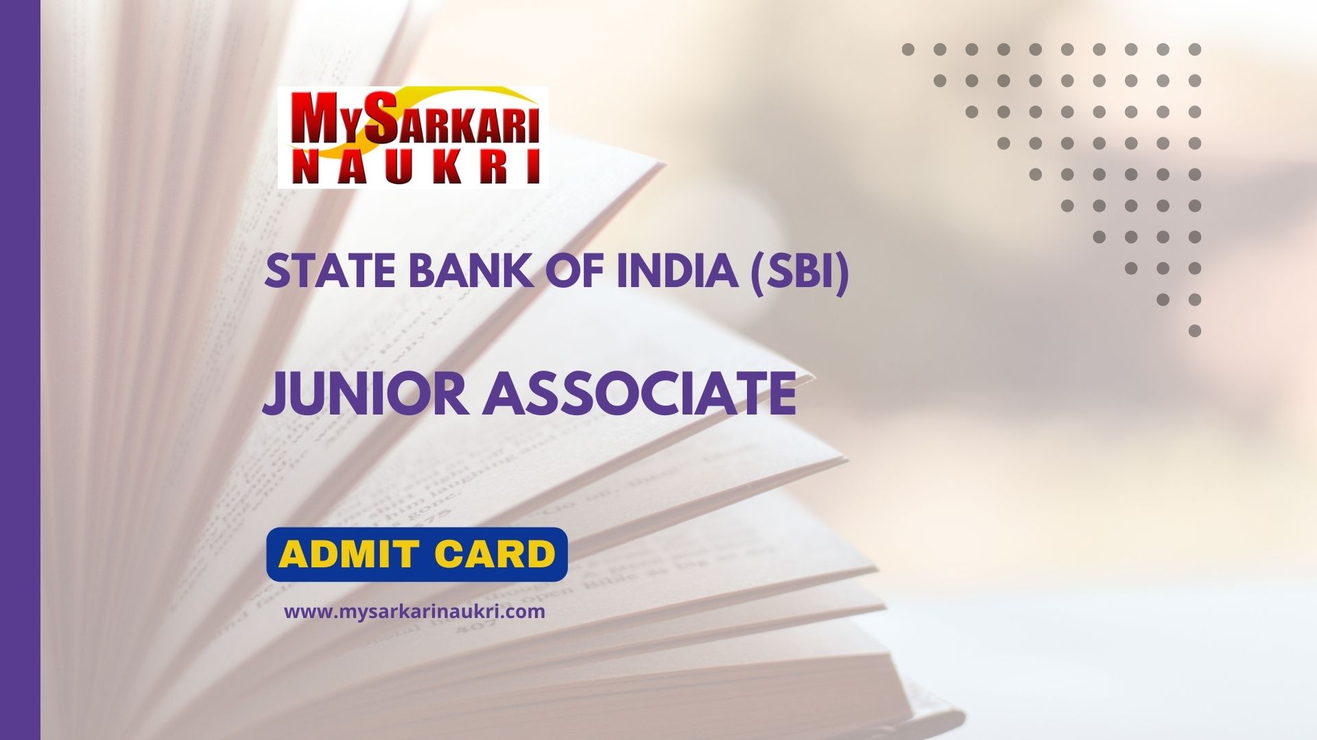 SBI Clerk Prelims Admit Card: How and Where to Get Junior Associates ...