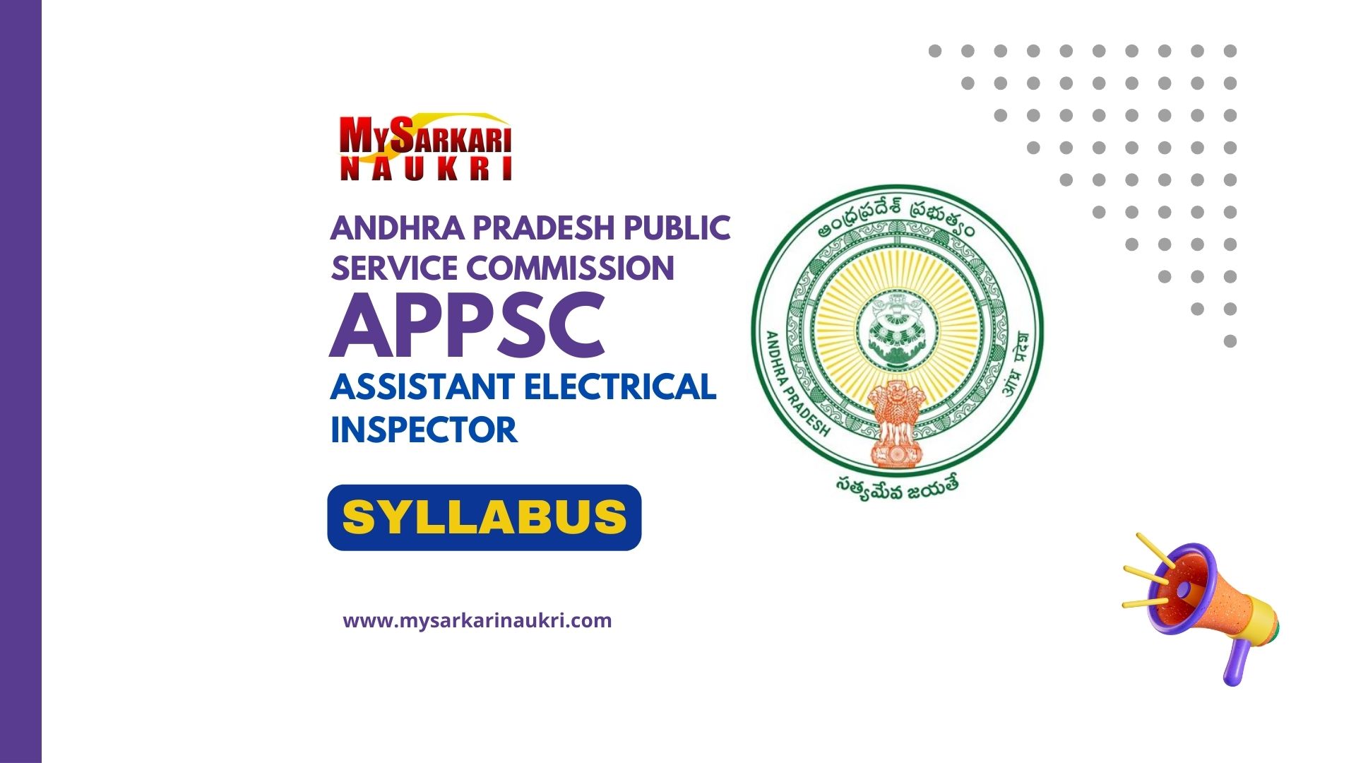 APPSC Assistant Electrical Inspector (AEI) Syllabus - MySarkariNaukri En