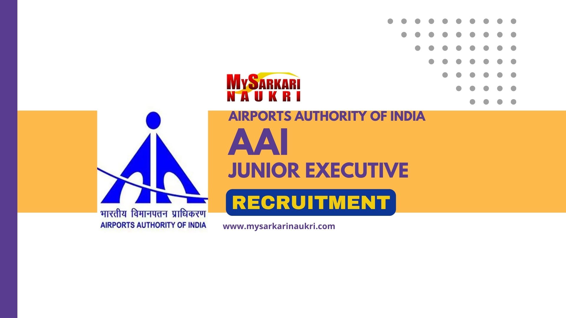 AAI Recruitment 2024: Notification for Junior Executive - 490 Posts ...