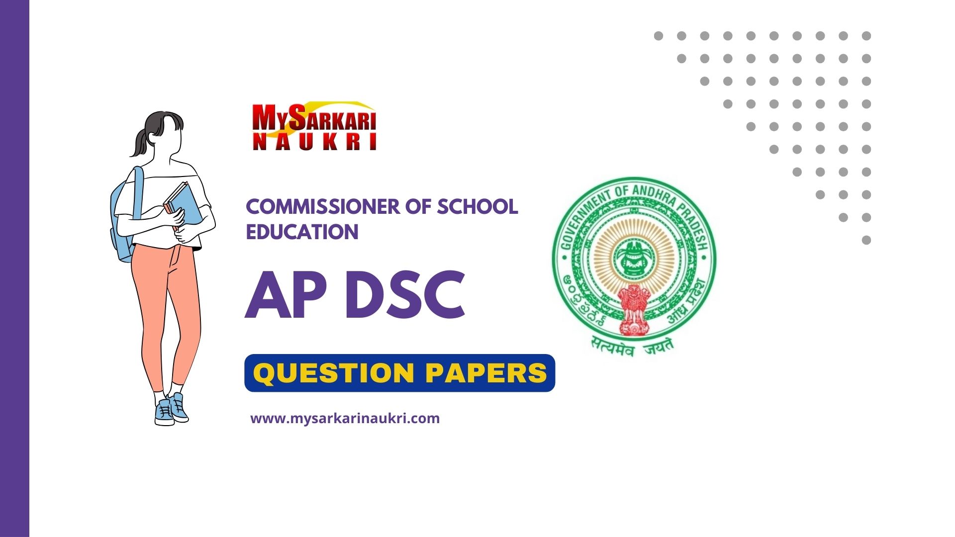 Download AP DSC Previous Question Papers in PDF Format - MySarkariNaukri En