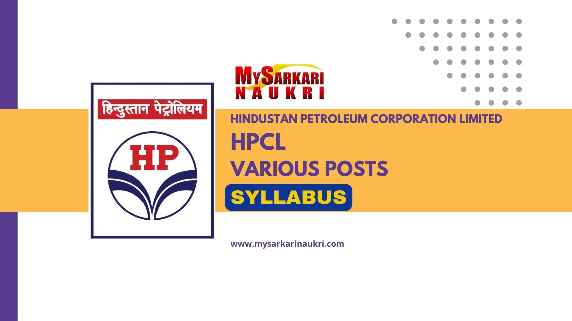 HPCL Project Engineer Syllabus | Law, Quality Control, HR, Fire and ...