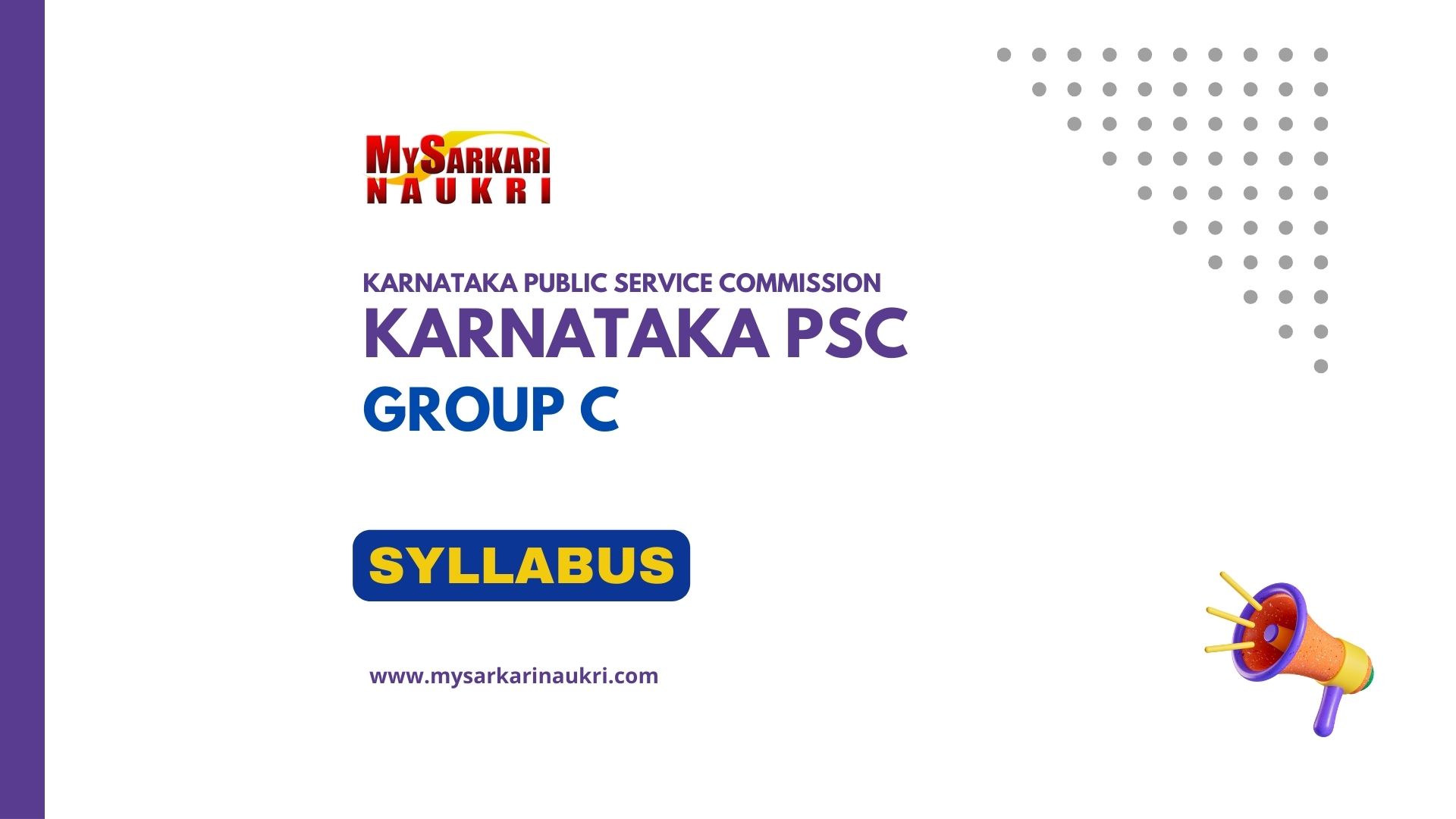 KPSC Group C Syllabus - MySarkariNaukri En
