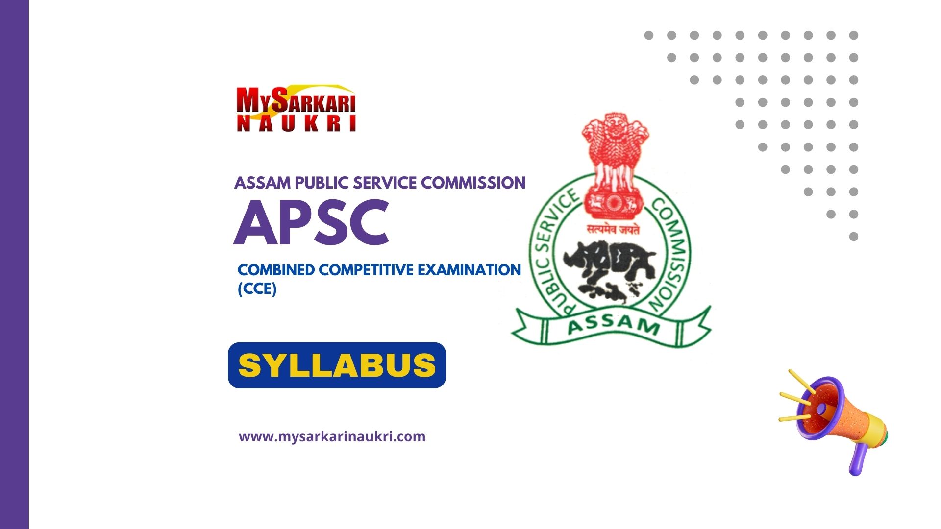 APSC CCE Syllabus - MySarkariNaukri En