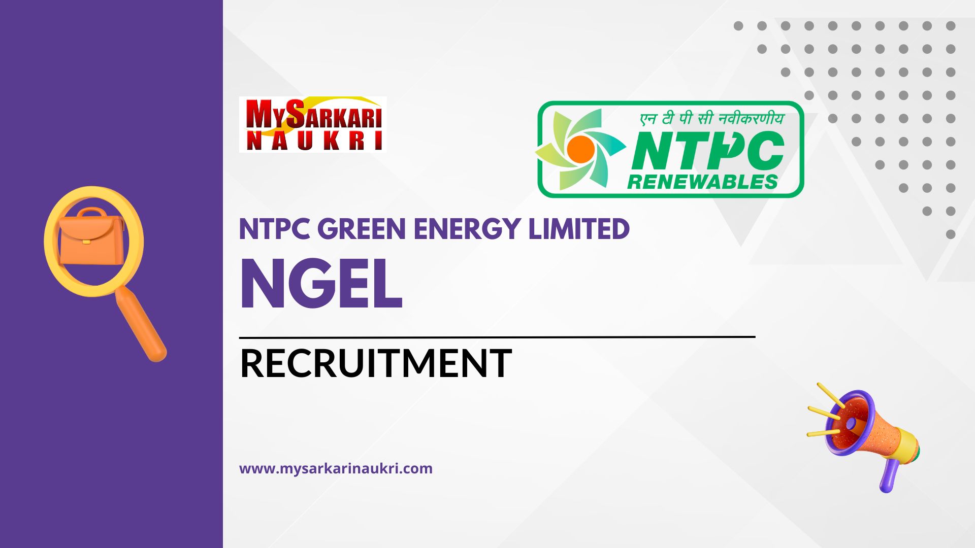NTPC Green Energy Limited (NGEL) Recruitment - MySarkariNaukri En