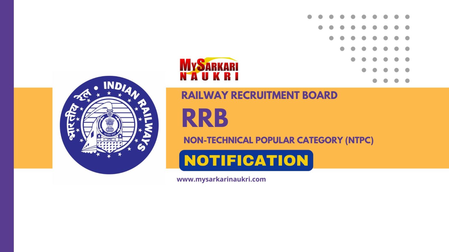 RRB NTPC Recruitment: Notification Released, Announcing 8850 Vacancies ...