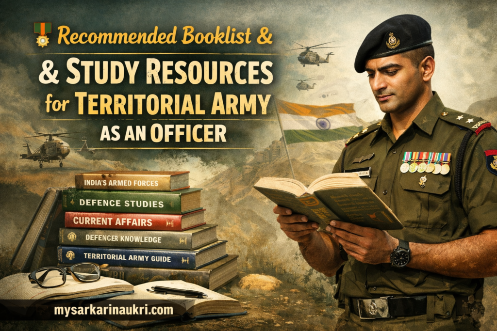 How to Become a Territorial Army Officer: Best Books & Syllabus ...