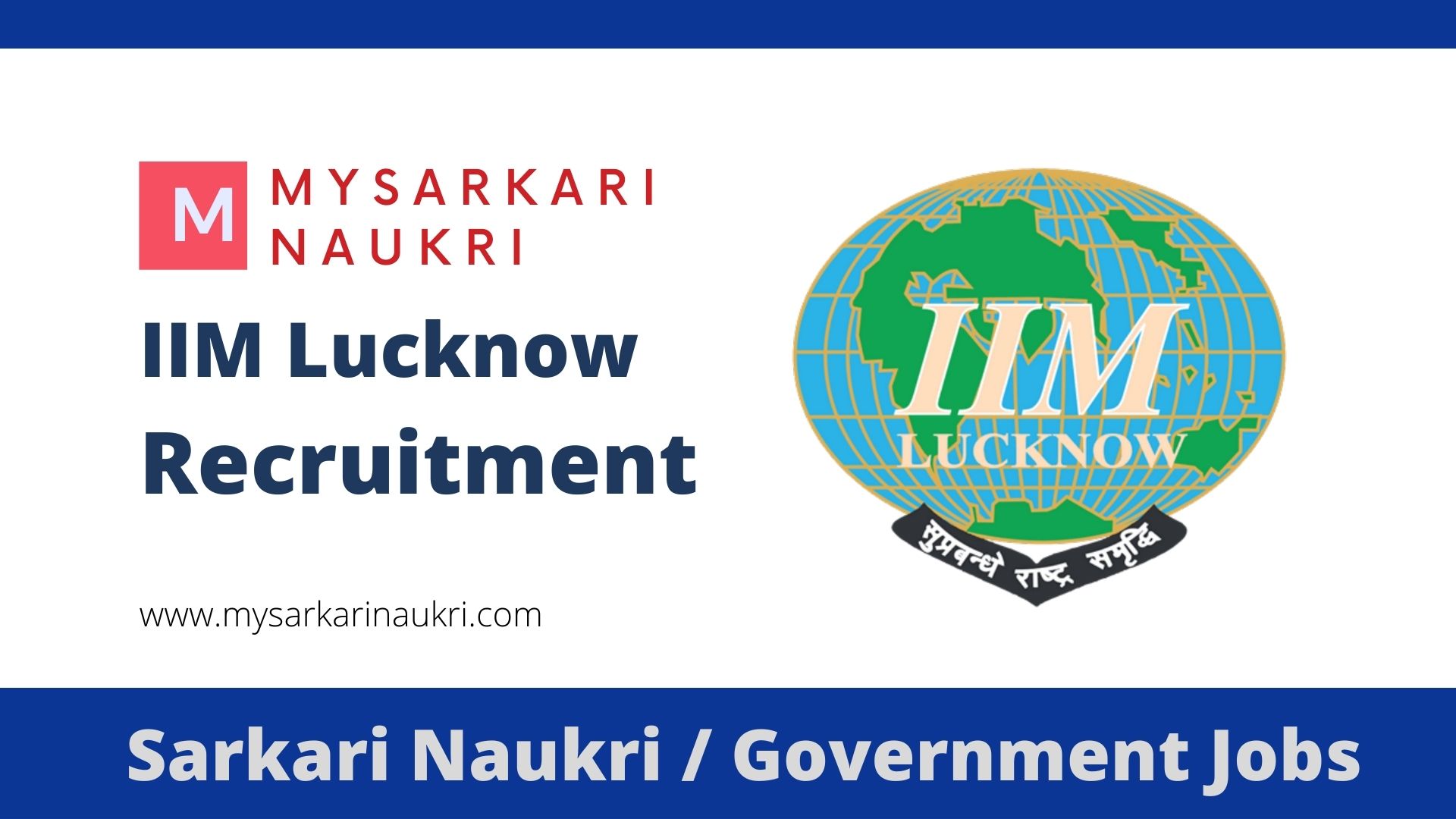 IIM Lucknow Research Assistant/Field Investigator Recruitment 2026 ...