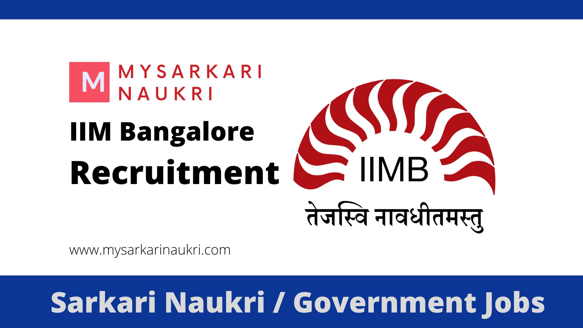 IIM Bangalore Manager Recruitment 2026 – Apply Online for 1 Post ...