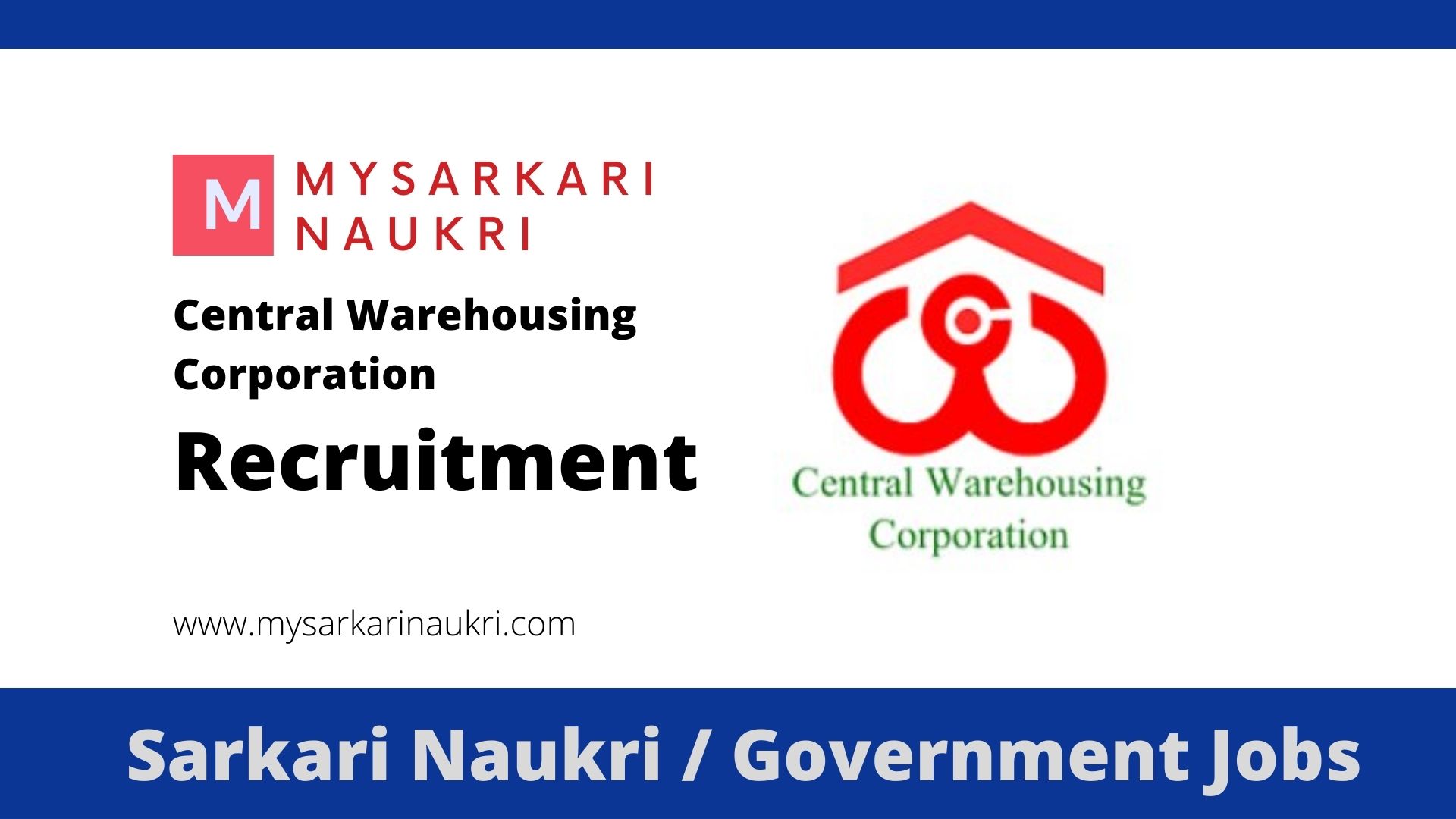 Central Warehousing Corporation Recruitment 2025 For Consultant ...