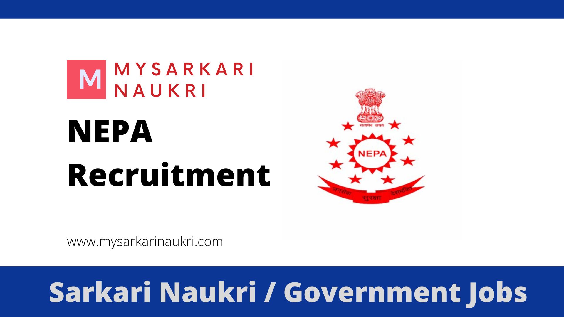 NEPA Recruitment 2025 For 22 Constable, Inspector and Various Posts - MySarkariNaukri.com