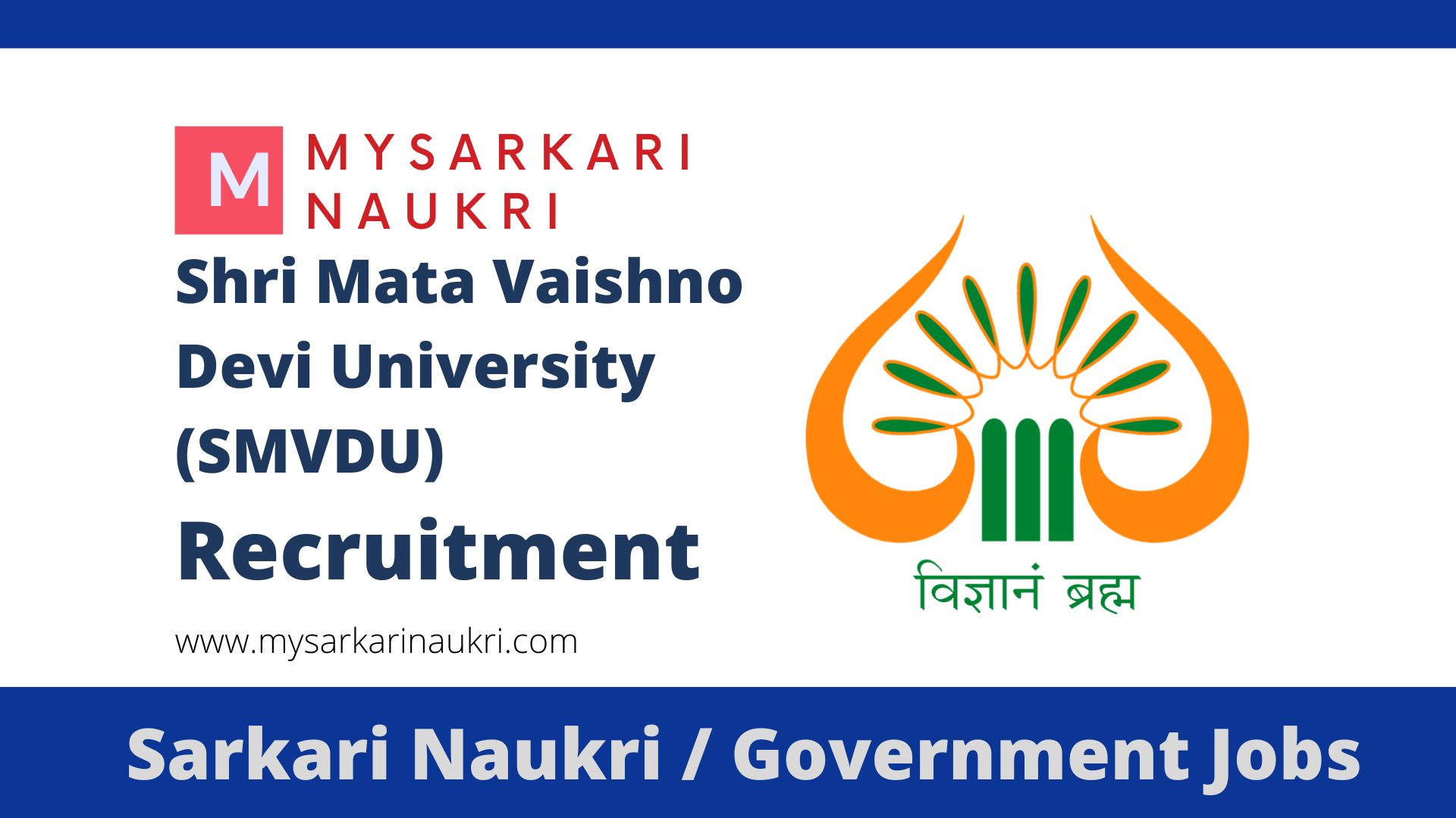 Smvdu Logo Shri Mata Vaishno Devi University (@smvduniversityofficial