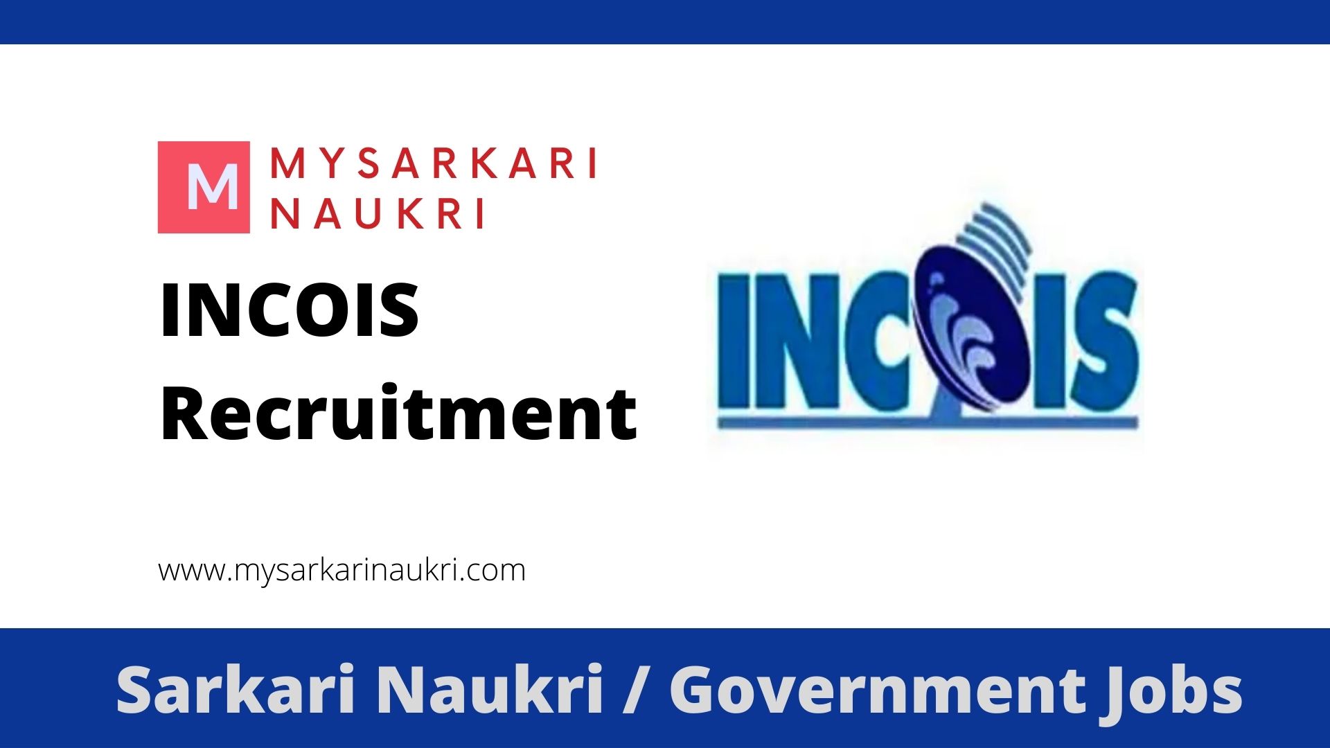 INCOIS Recruitment 2025 For 61 Project Scientist and Various Posts ...