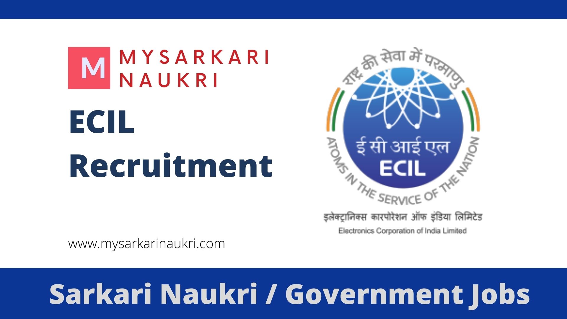ECIL Recruitment 2025 For 7 Technical Officer and Various Posts ...