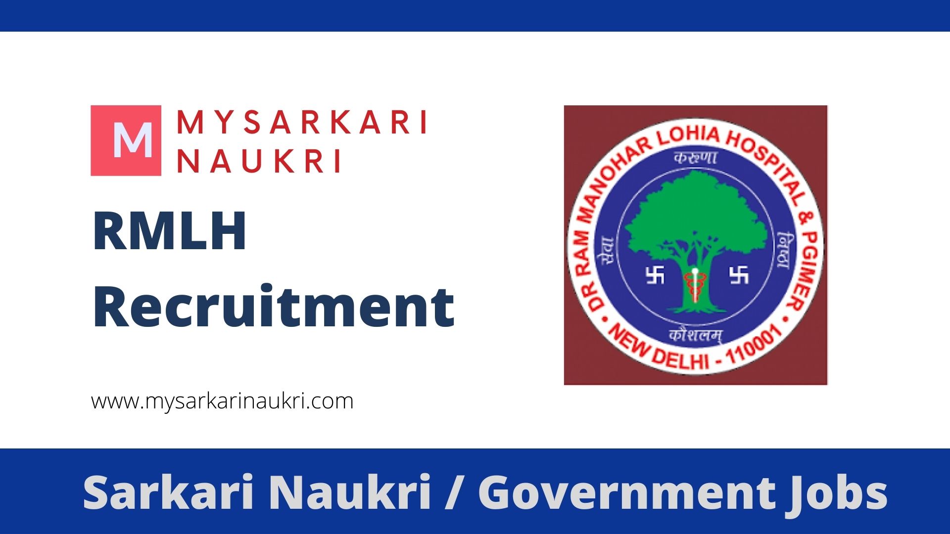 RMLH Recruitment 2025 For Senior Research Fellow (SRF ...