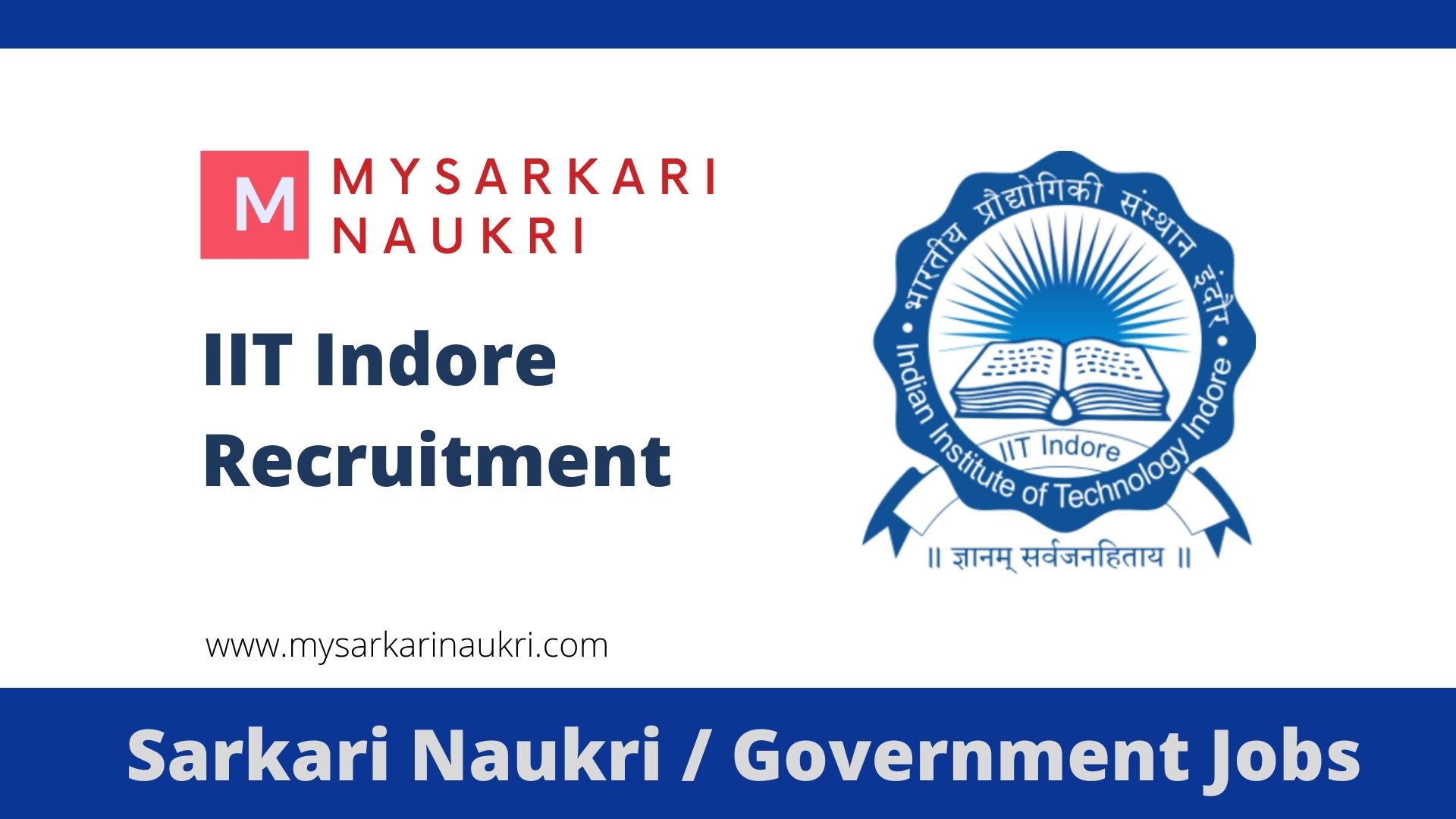 IIT Indore Junior Lab Assistant Recruitment 2026 – Apply Offline for 01 ...