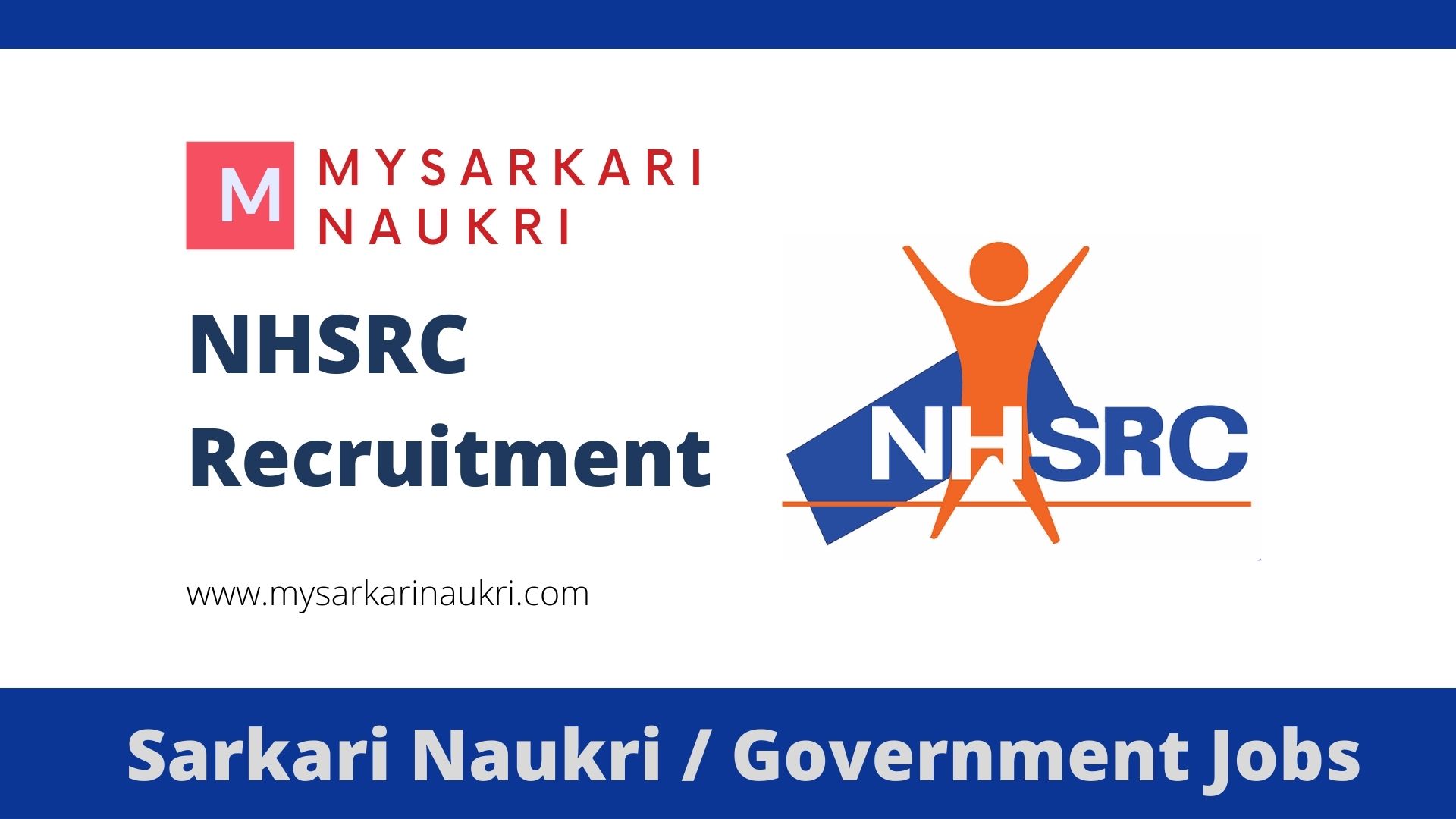 NHSRC Recruitment 2025 For Lead Consultant - MySarkariNaukri.com