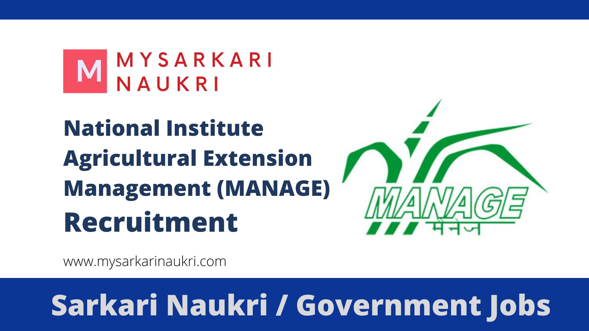 MANAGE Recruitment 2025 For Multi-Tasking Staff and Various Posts ...