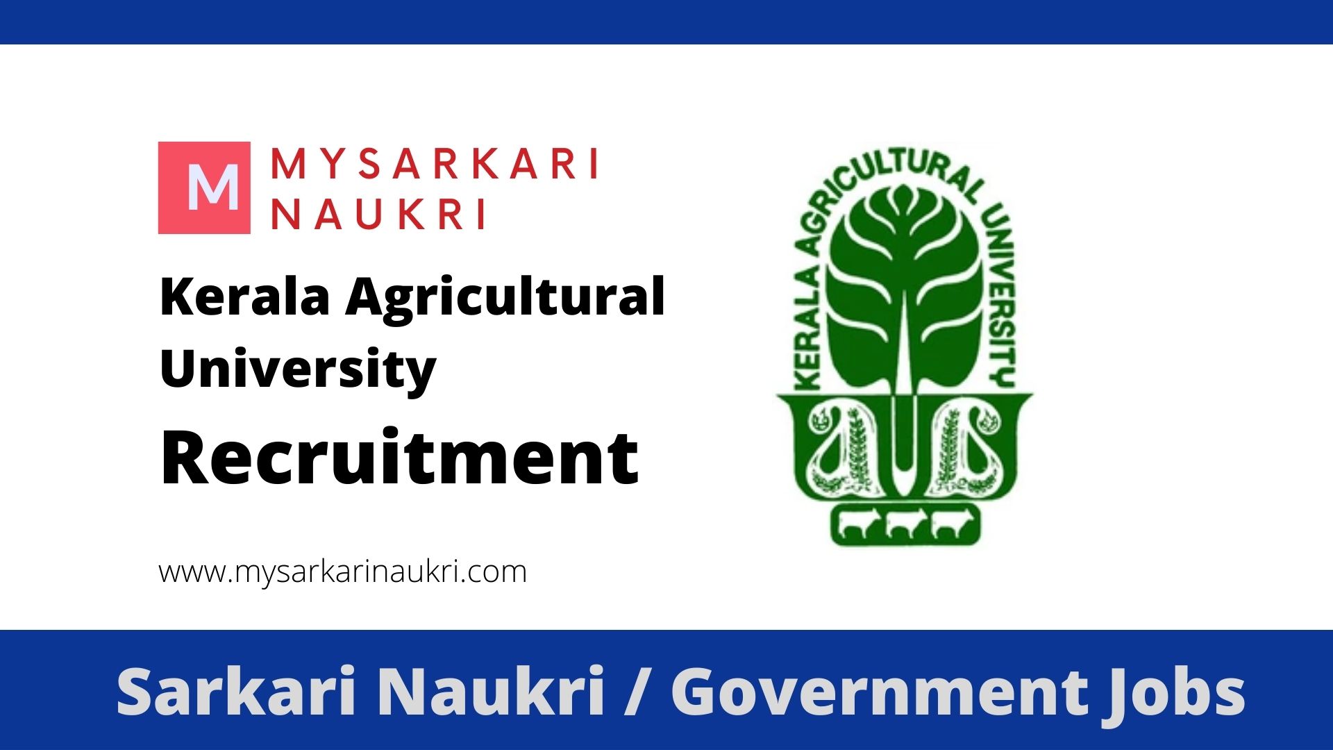 Kerala Agricultural University Recruitment 2026 – Apply for Assistant ...