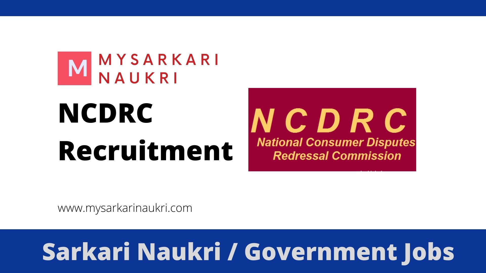 NCDRC Recruitment 2025 For Accounts Officer and Various Posts ...