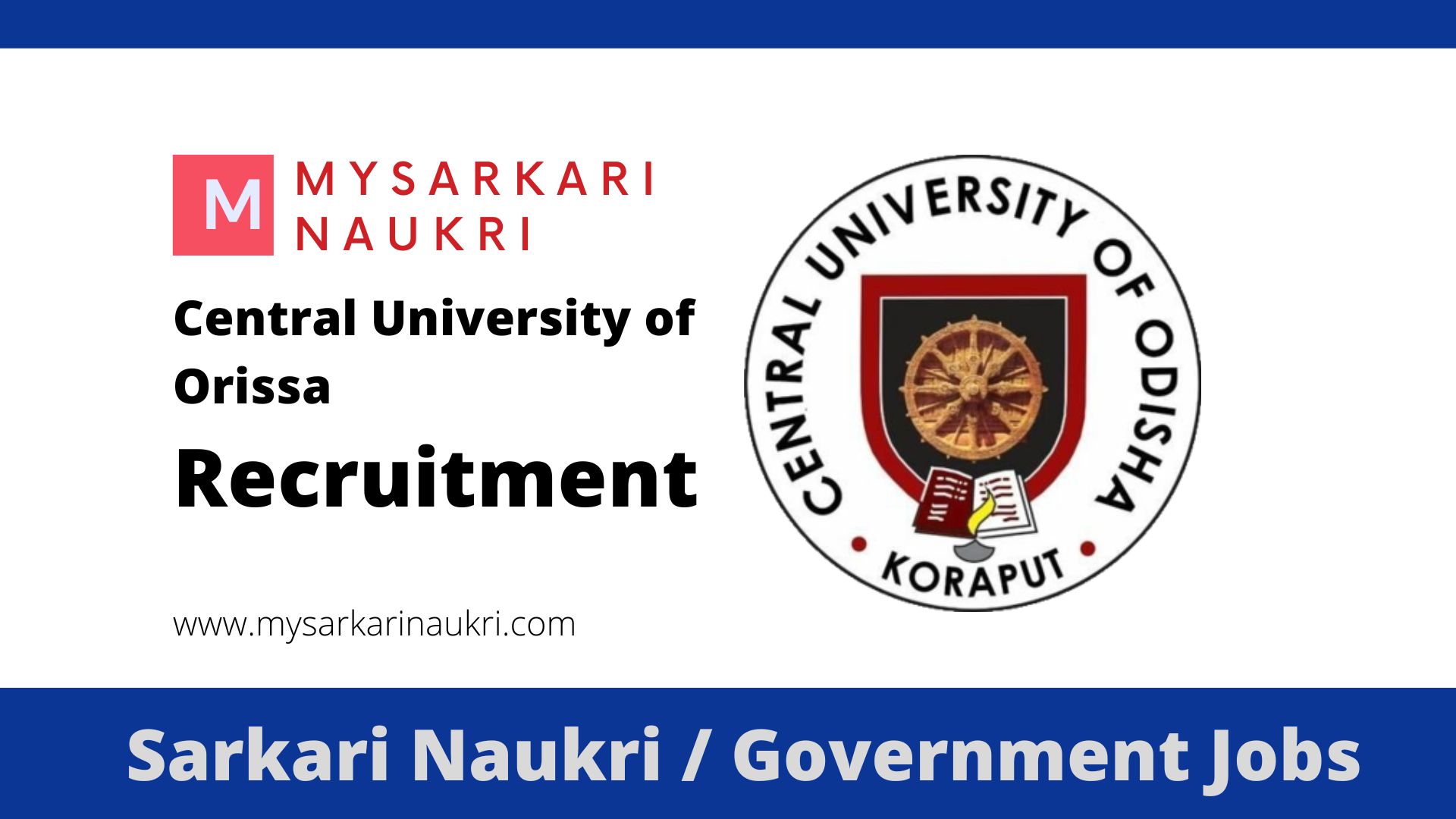Central University of Odisha Recruitment 2025 For 10 Guest Faculty ...