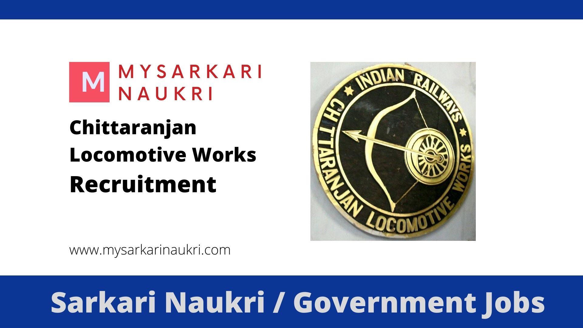 Chittaranjan Locomotive Works Recruitment 2025 For Accounts Assistant ...