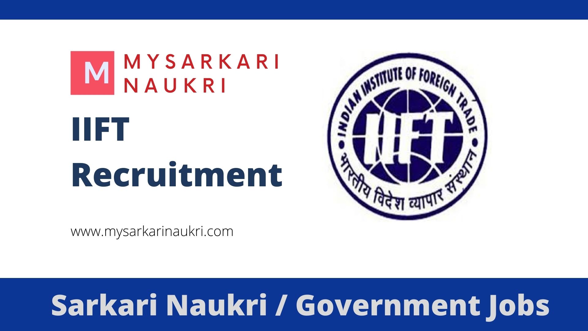 IIFT Recruitment 2025 For Corporate Relations & Career Advancement ...