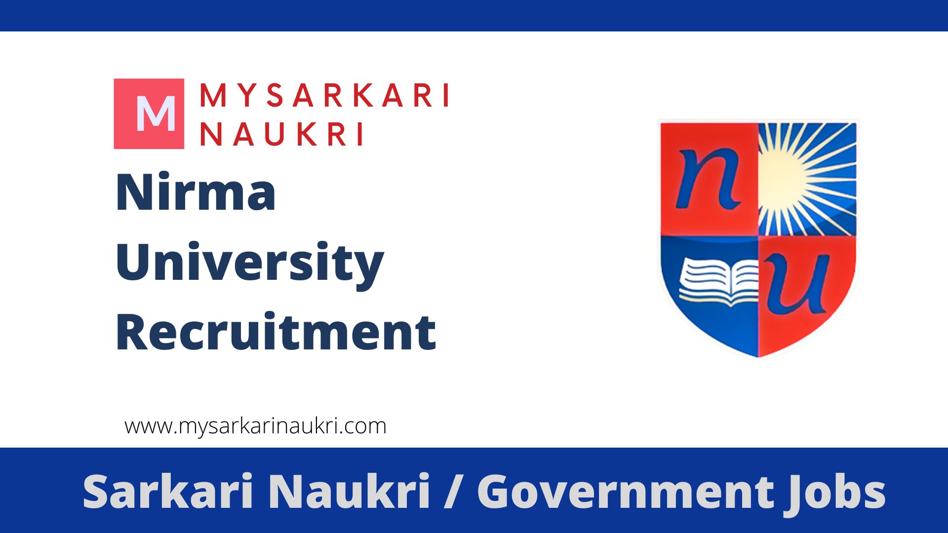 Nirma University Logo