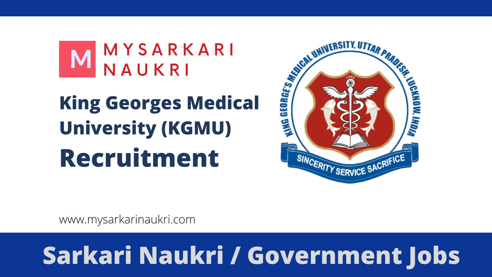 King George's Medical University Project Technician Recruitment 2026 ...