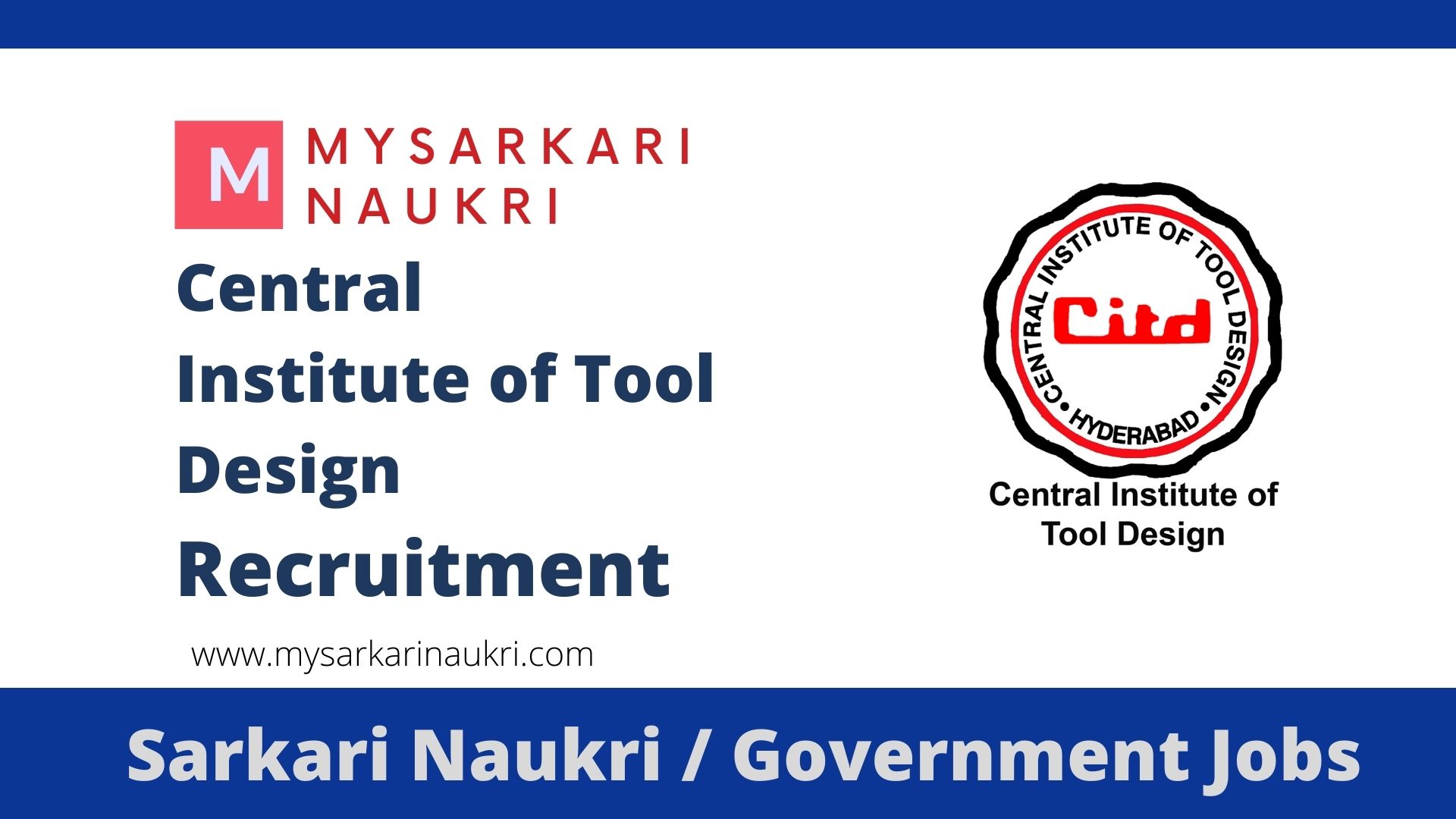 CITD Recruitment 2025 For CAD Engineer and Various Posts ...