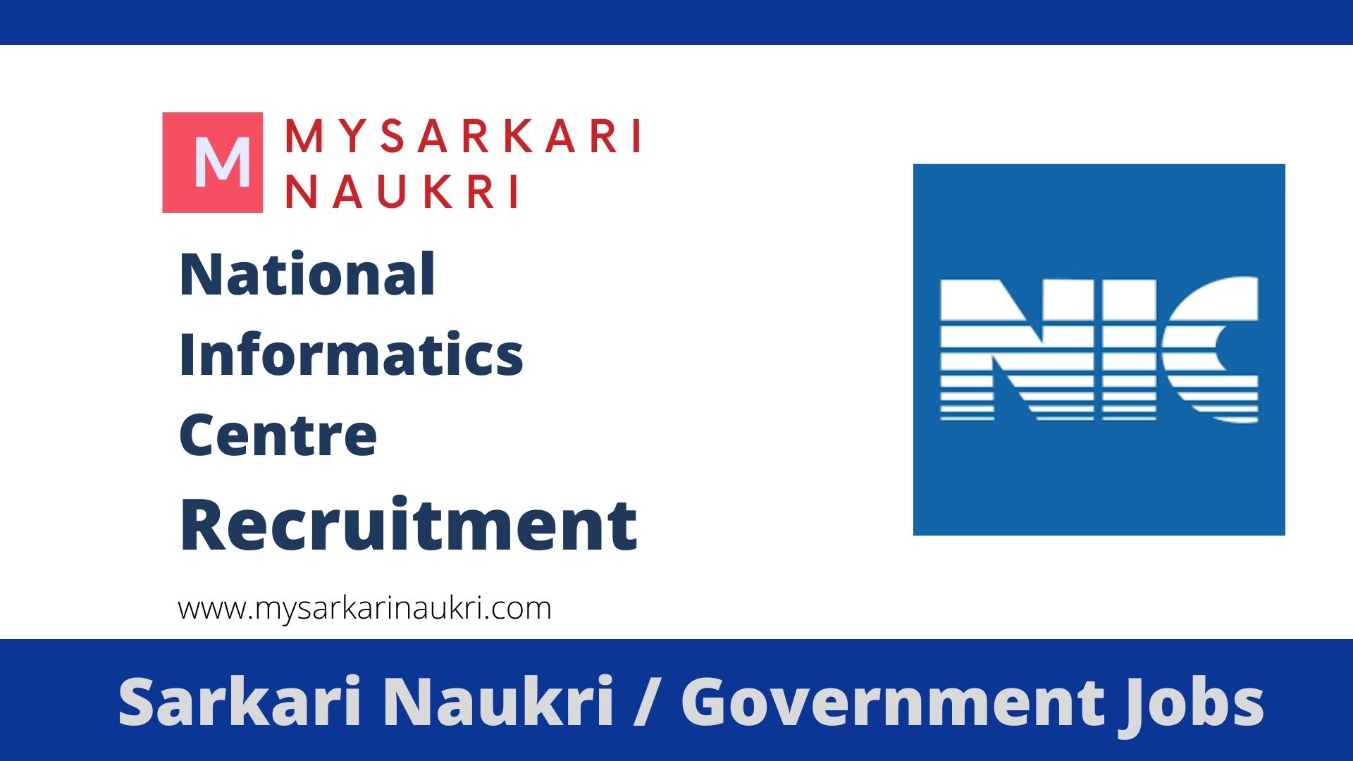 National Informatics Centre Recruitment 2025 For Deputy Director and Various Posts ...