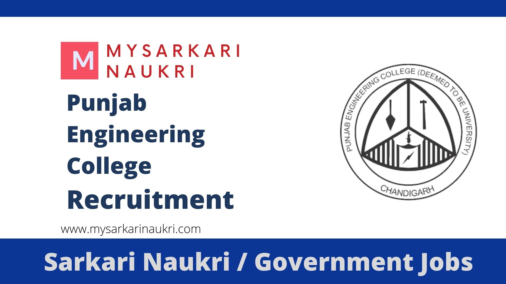 PEC Recruitment 2025 For Assistant Professor, Associate Professor ...