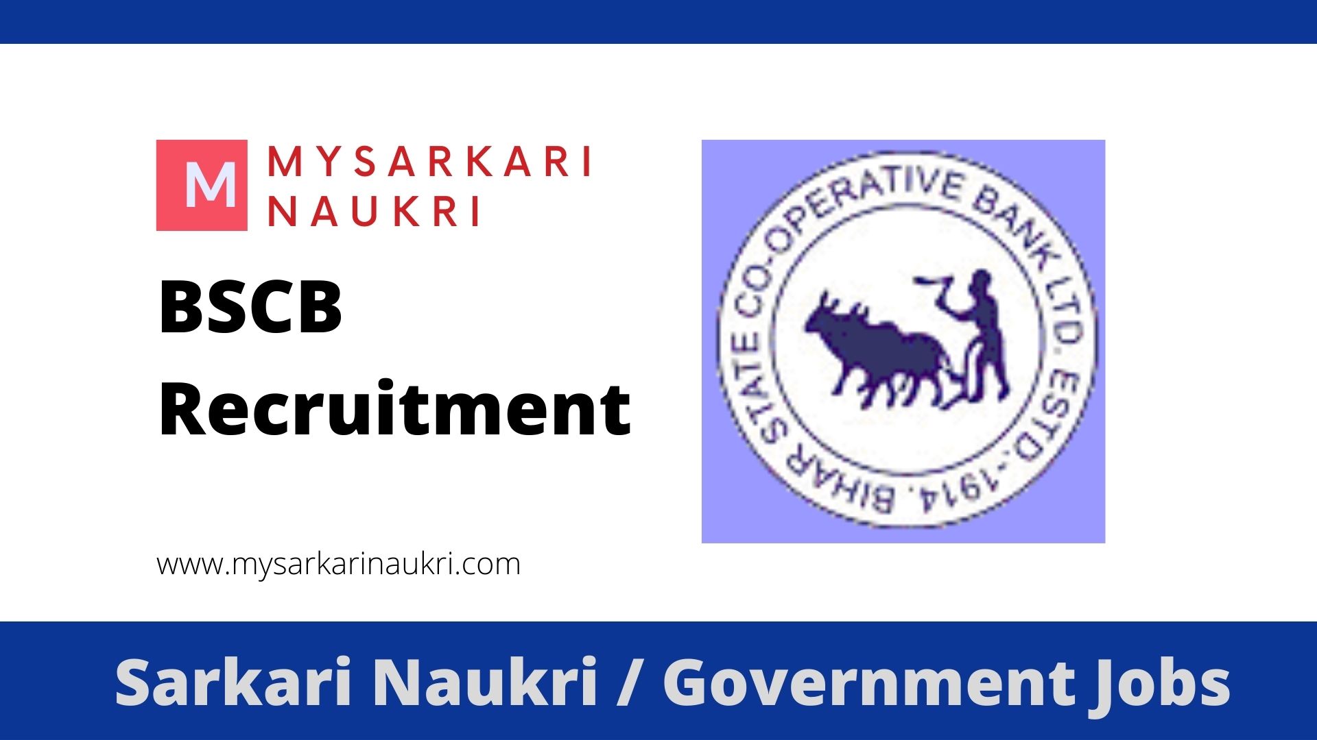 BSCB Recruitment 2025 For Chief Risk Officer - MySarkariNaukri.com