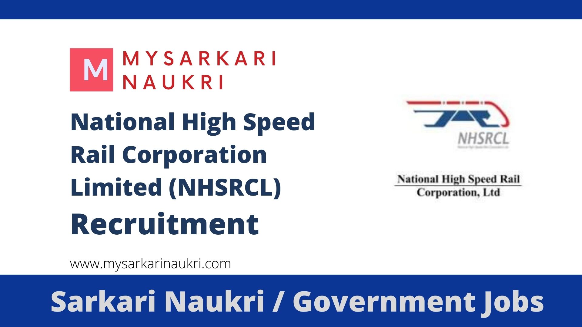 NHSRCL Recruitment 2025 For 36 Technical Manager - MySarkariNaukri.com