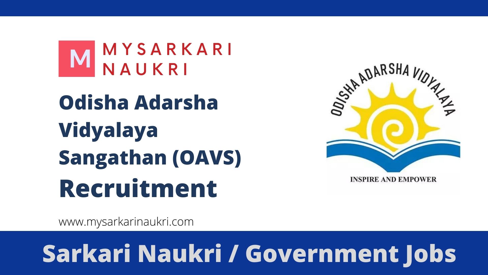OAV Pasna Boys’ Hostel Support Staff Recruitment 2026 – Apply Offline ...
