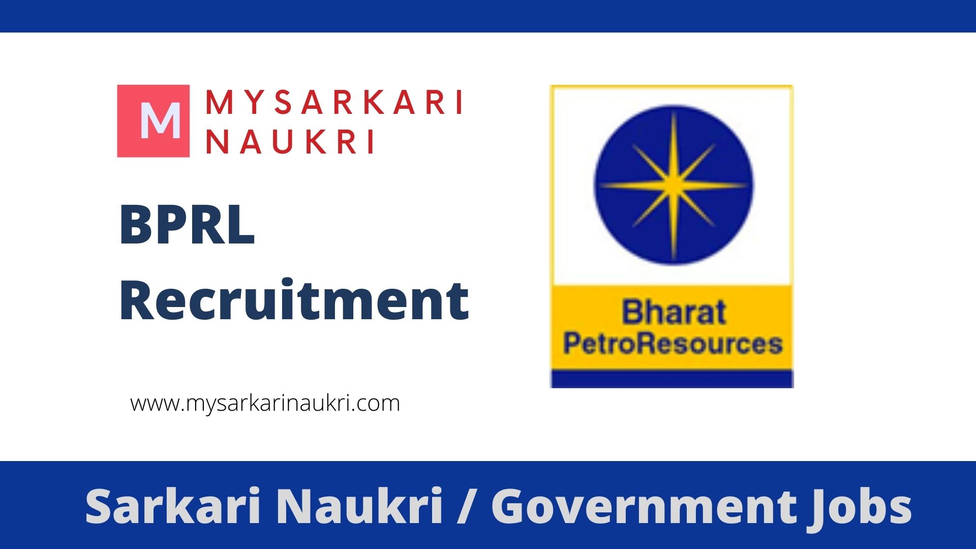 BPRL Recruitment 2024 For Managing Director - MySarkariNaukri.com