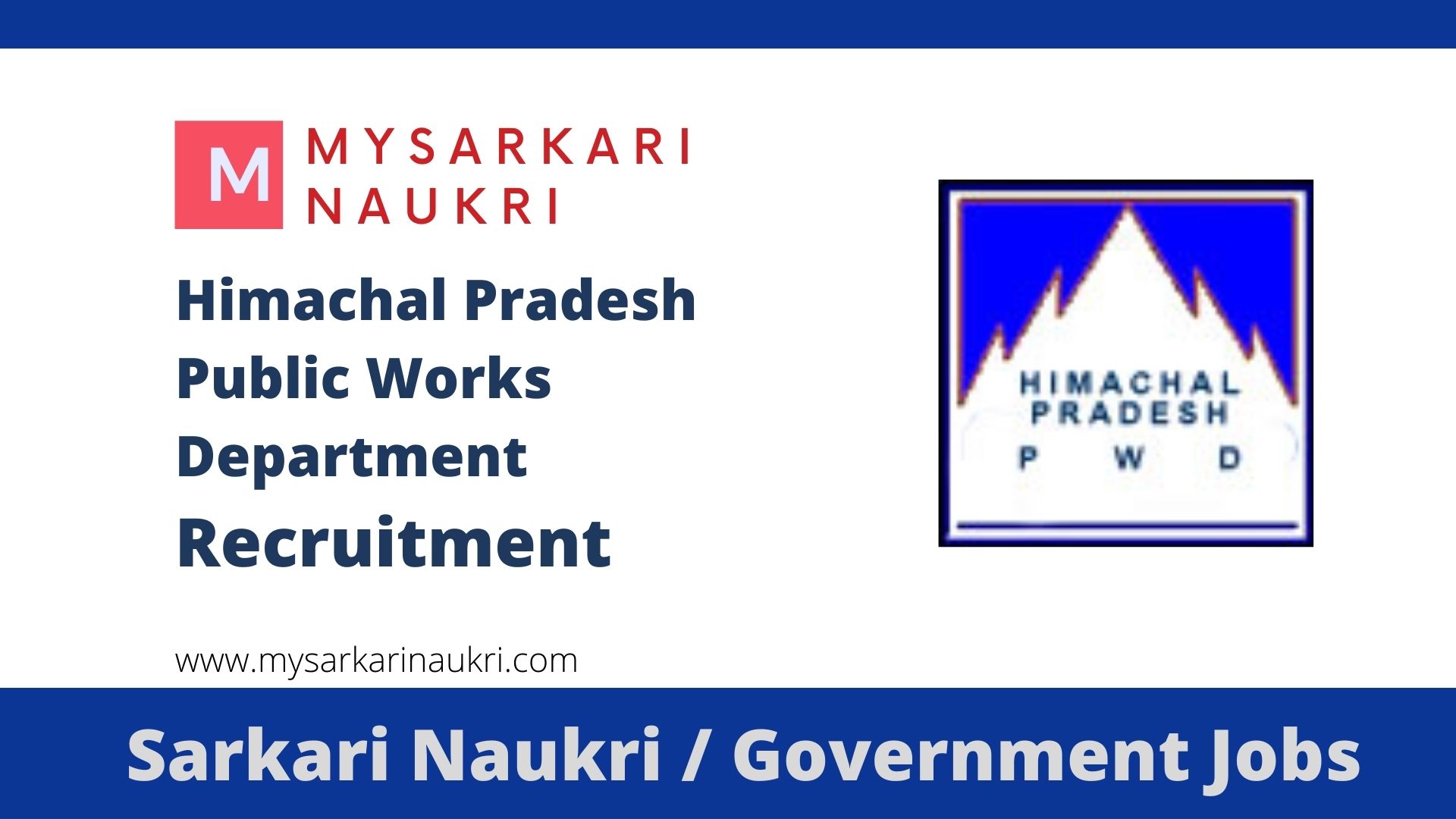 HPPWD Recruitment 2025 hppwd.gov.in Jobs
