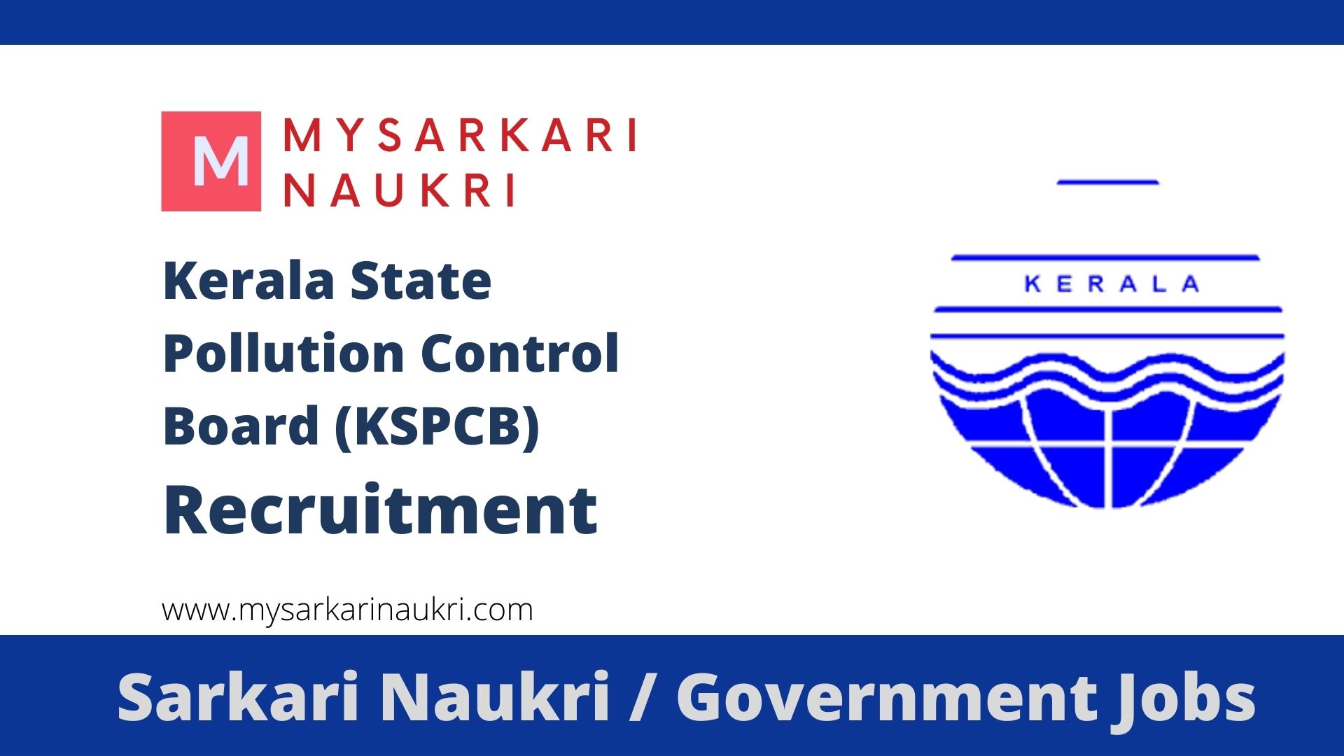 KSPCB Recruitment 2025 keralapcb.nic.in Jobs